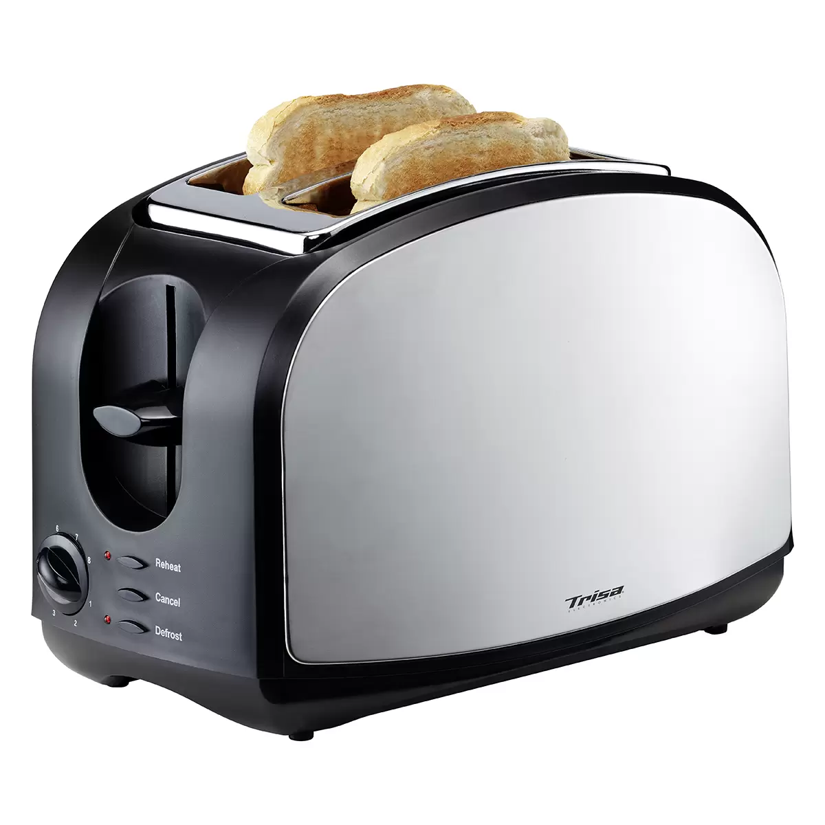 Grille-pain "Crispy Toast noir,argent